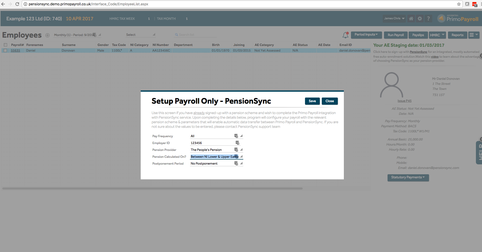 Connect a pension scheme to pensionsync – PensionSync
