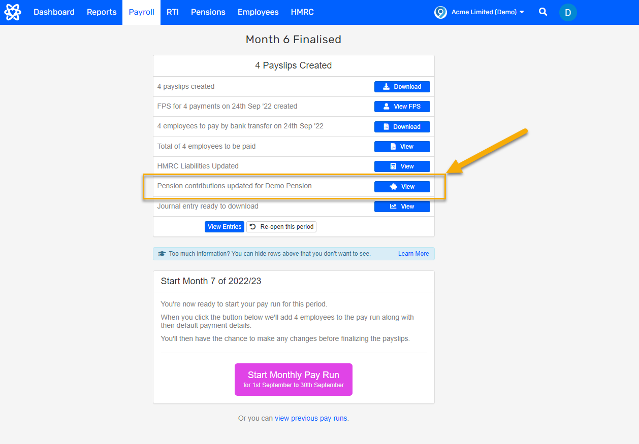 Using Employment Hero PensionSync with Staffology – PensionSync